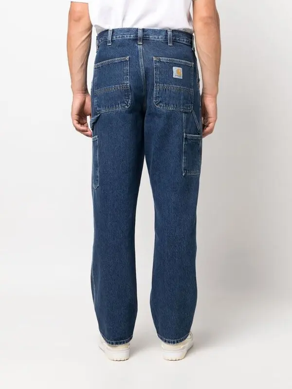 Carhartt Work In Progress Single Knee Denim Jeans - Blue