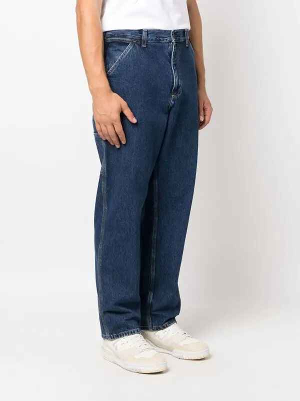 Carhartt Work In Progress Single Knee Denim Jeans - Blue