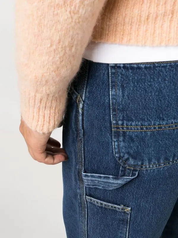 Carhartt Work In Progress Single Knee Denim Jeans - Blue