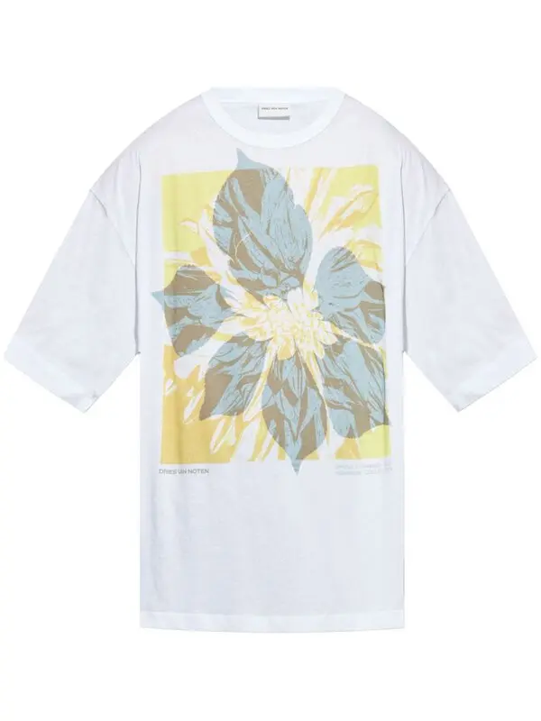 Dries Van Noten Cotton T-shirt - White