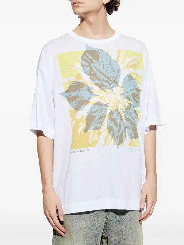 Dries Van Noten Cotton T-shirt - White