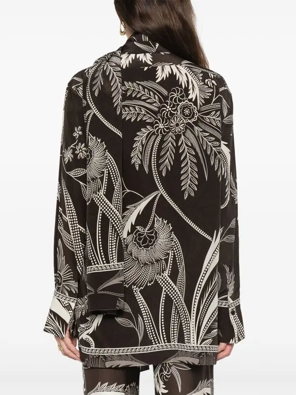 F.R.S FOR RESTLESS SLEEPERS Printed Silk Shirt