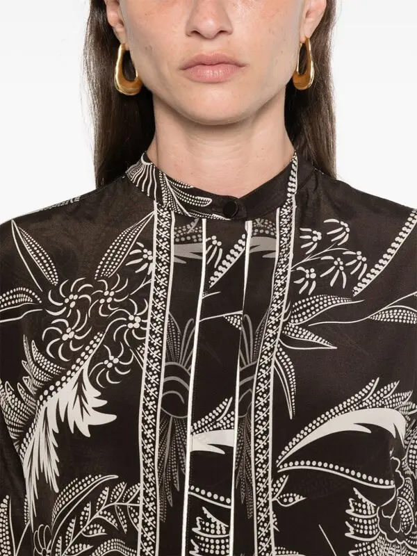 F.R.S FOR RESTLESS SLEEPERS Printed Silk Shirt
