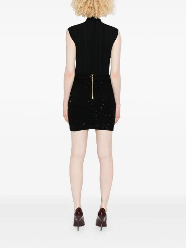 Balmain Tweed Mini Skirt