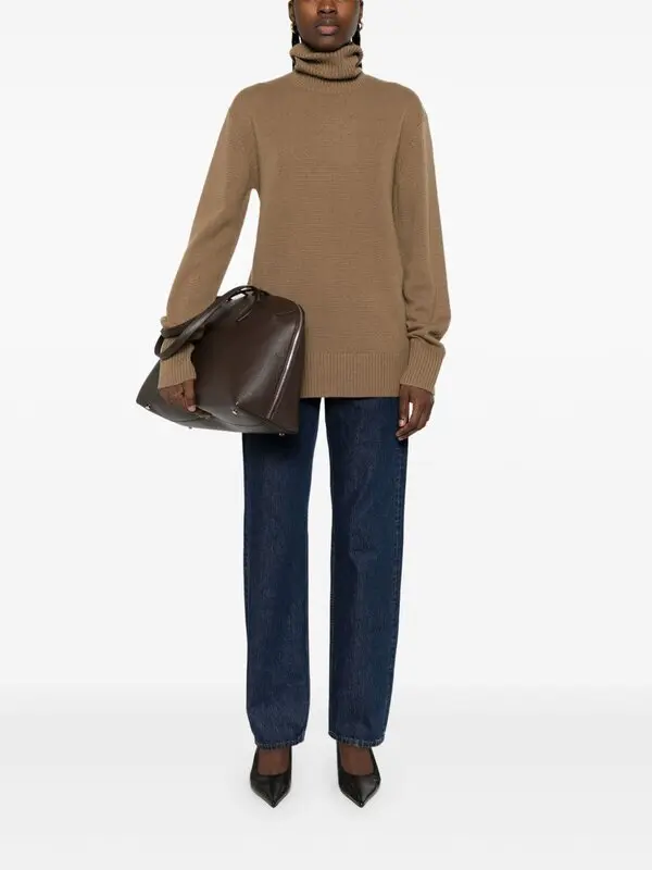 TOTEME Cashmere Turtle-neck Jumper - Brown
