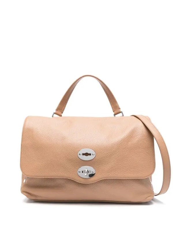 ZANELLATO Postina Daily Medium Leather Handbag - Brown