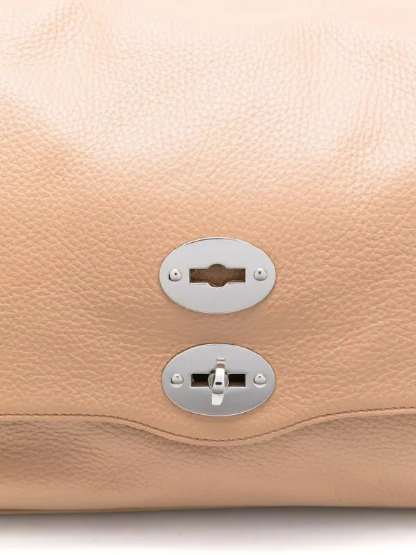ZANELLATO Postina Daily Medium Leather Handbag - Brown