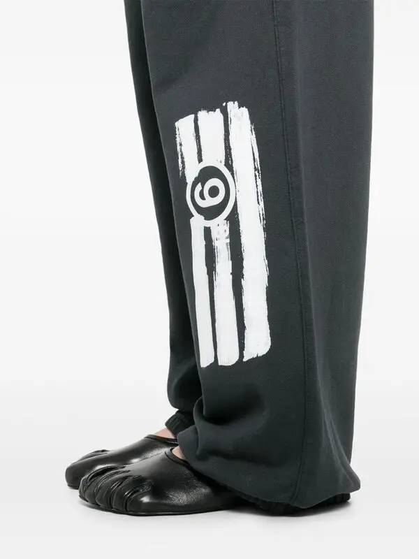 MAISON MARGIELA Logo Cotton Sweatpants