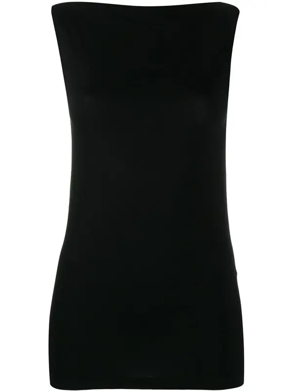Wolford Sleeveless Bateau Neck Fitted Tank Top
