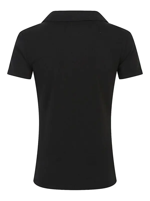 BASE Cotton Polo Shirt - Black