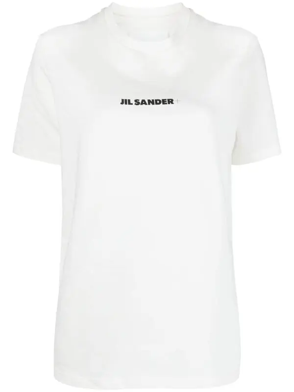 JIL SANDER Logo Cotton T-shirt - White