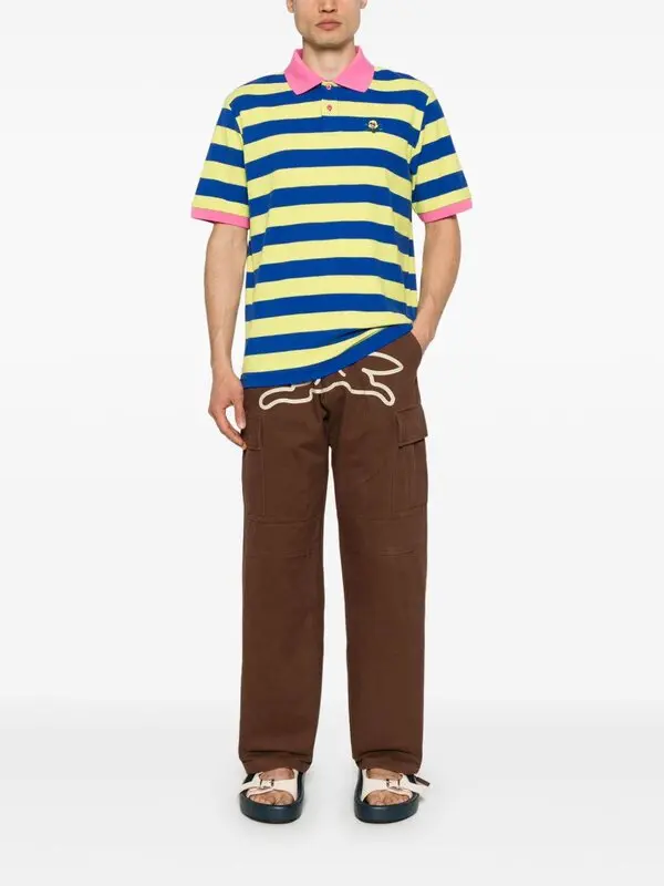 ICECREAM Running Dog Cargo Trousers - Brown