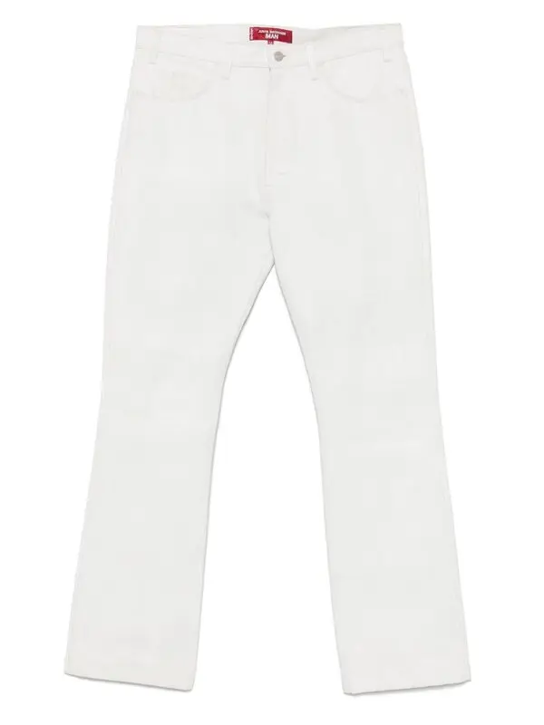 Junya Watanabe Jeans With Logo - White