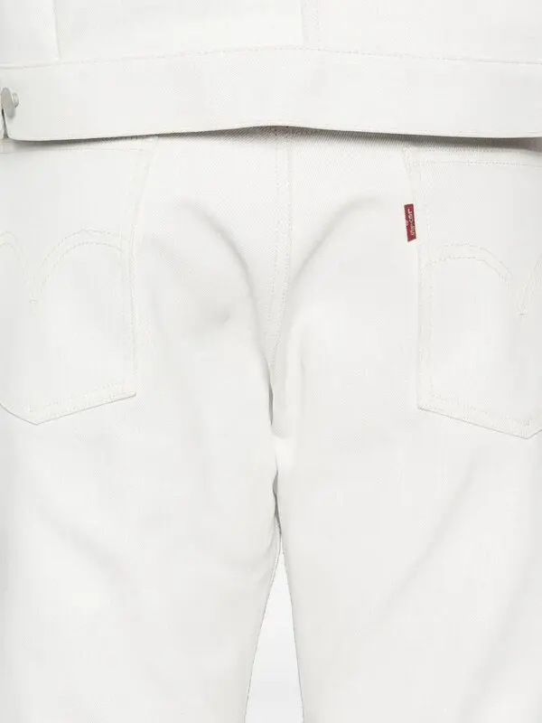 Junya Watanabe Jeans With Logo - White