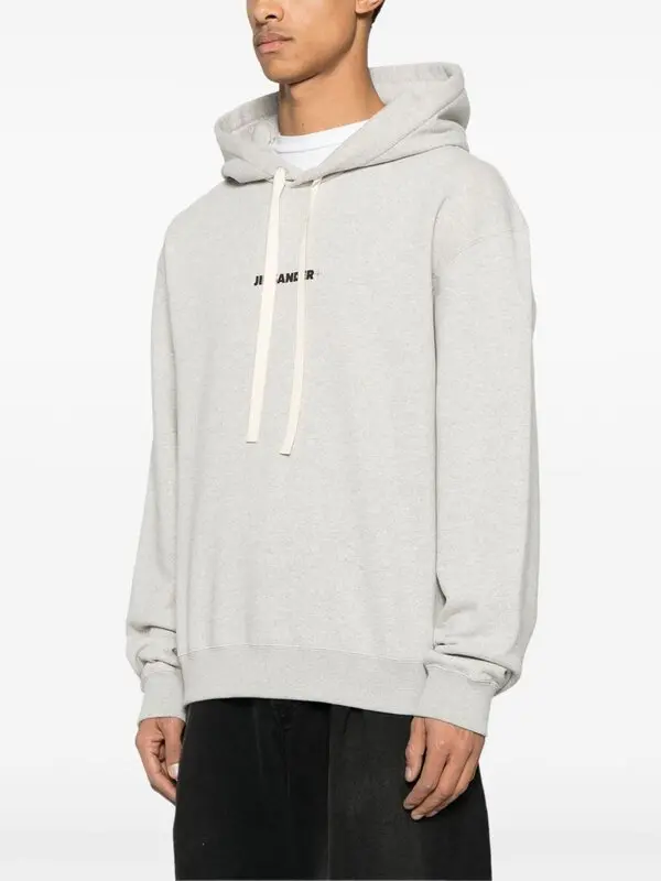 JIL SANDER Logo Sweatshirt - Grey