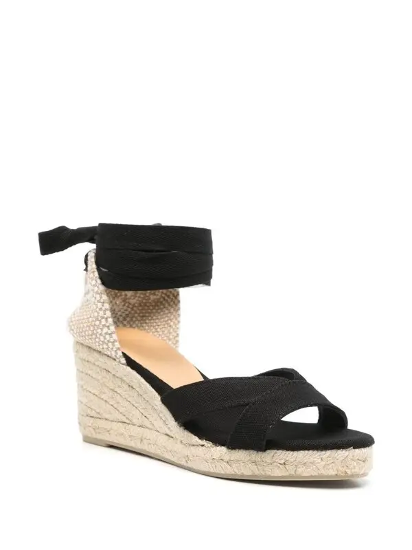 CastaÑer Bailey Canvas Espadrilles - Black