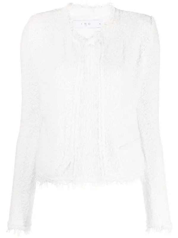 IRO PARIS Shavani Cotton Jacket - White