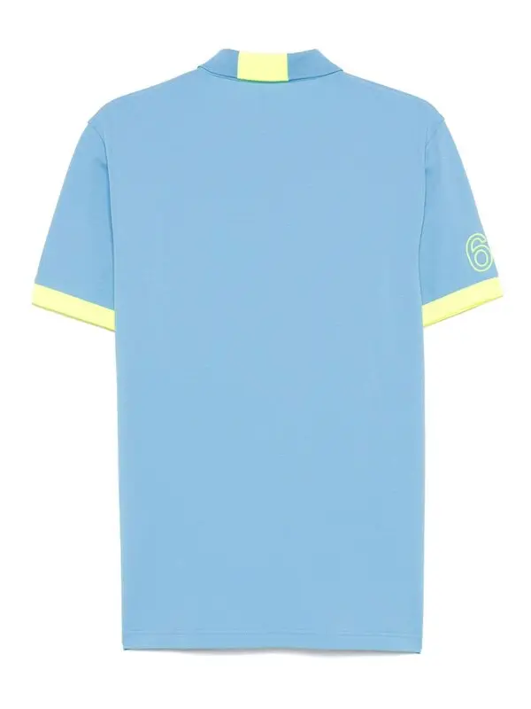SUN 68 Polo Shirt With Logo - Blue