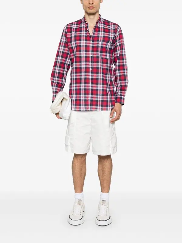 Comme Des Garçons Tartan Pattern Shirt
