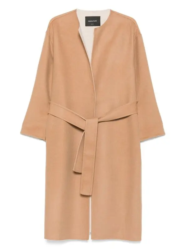 Fabiana Filippi Wool Belted Coat