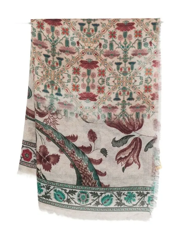 PIERRE-LOUIS MASCIA Printed Cashmere Scarf - Multi
