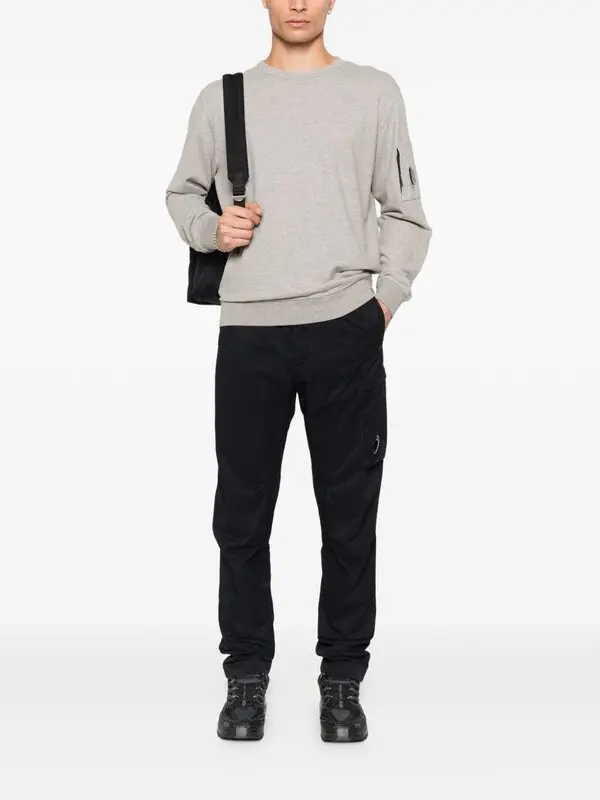 C.P. COMPANY Cotton Crewneck Sweatshirt - Grey
