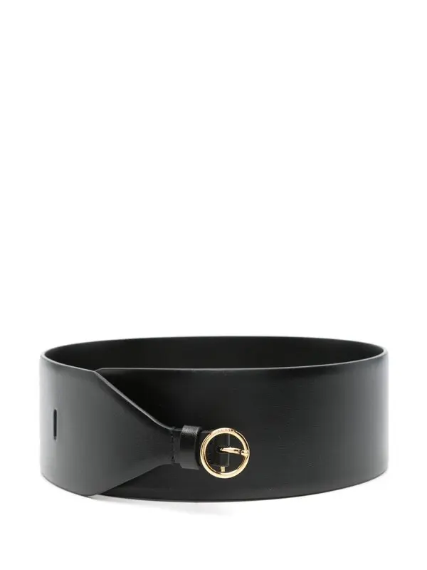 Alaïa Leather Belt - Black