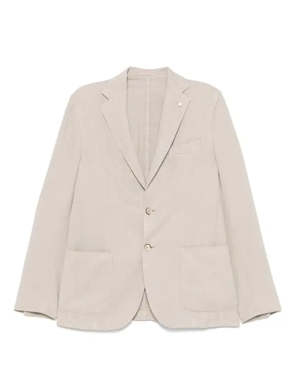 LUIGI BIANCHI Single Breasted Blazer