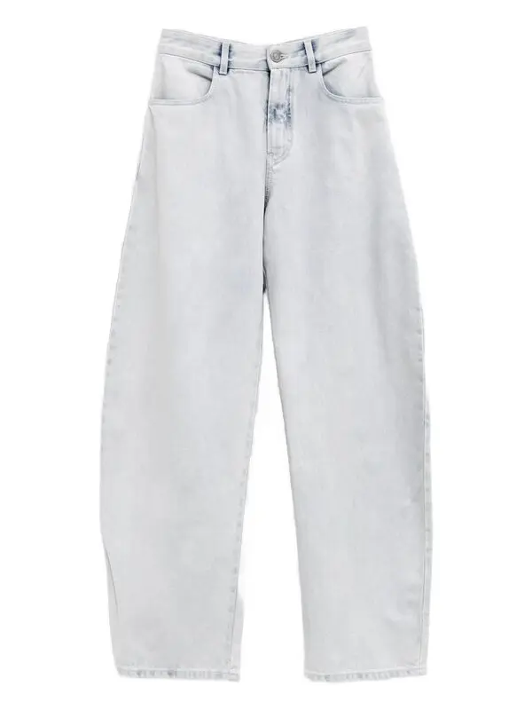 Alaïa Low Round Denim Jeans
