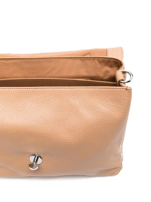 ZANELLATO Postina Daily Medium Leather Handbag - Brown