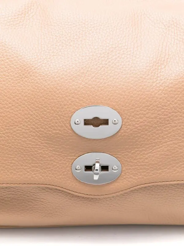 ZANELLATO Postina Daily Medium Leather Handbag - Brown