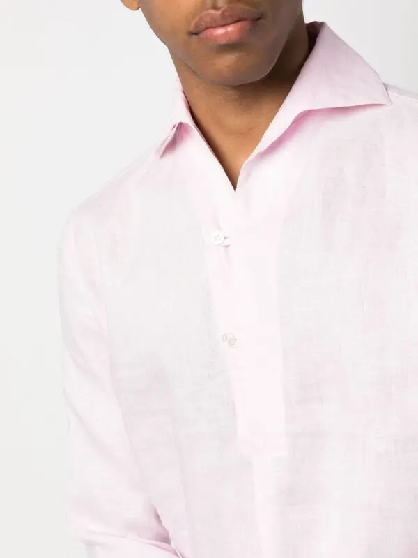 DOPPIAA Linen Shirt - Pink