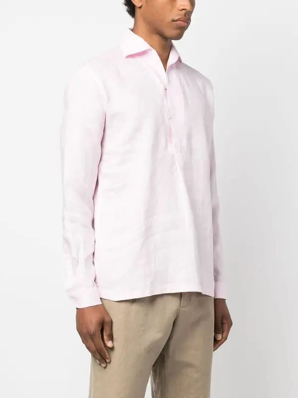DOPPIAA Linen Shirt - Pink