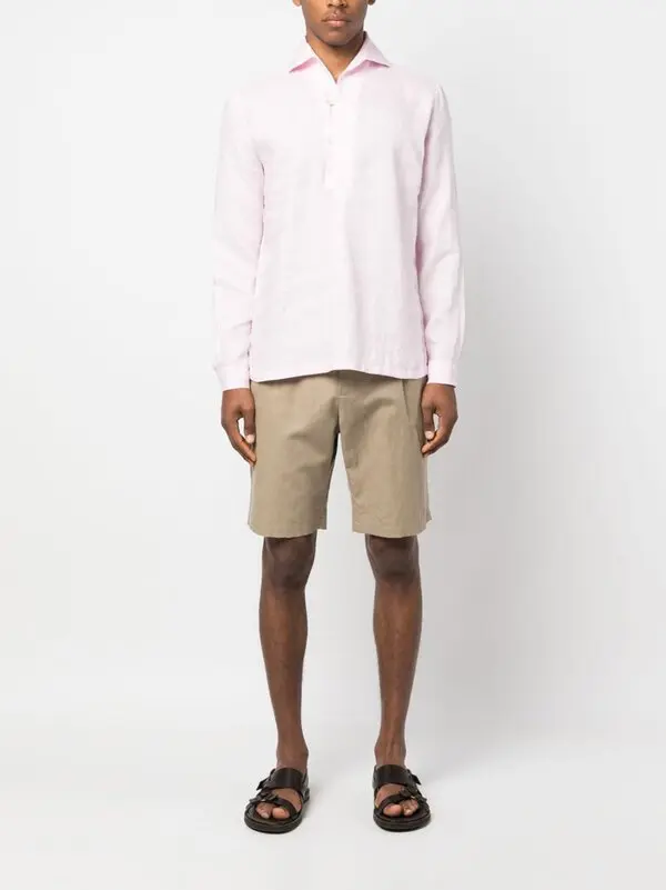 DOPPIAA Linen Shirt - Pink