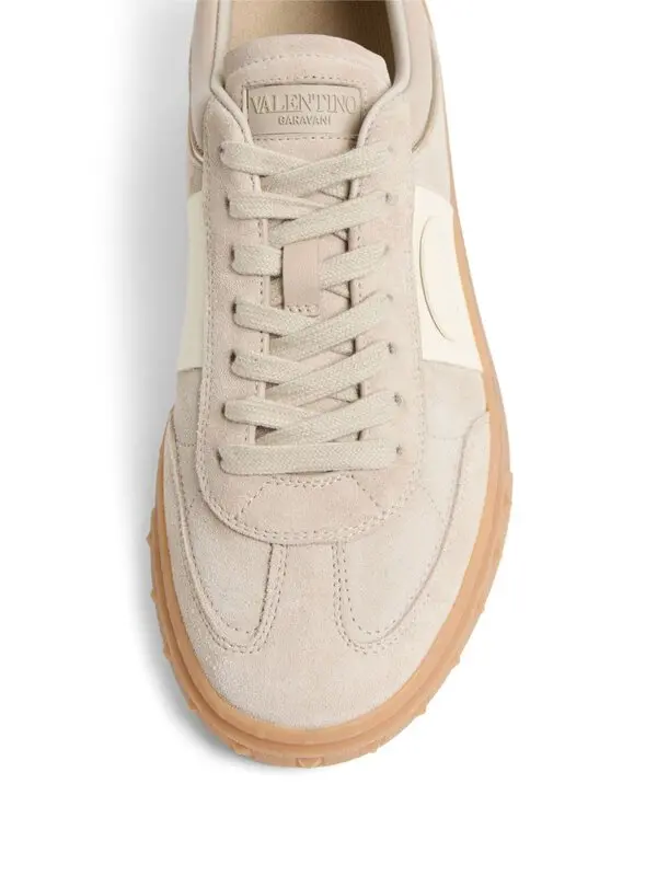 Valentino Garavani Upvillage Leather Sneakers - Beige