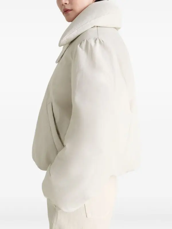 LEMAIRE Short Puffer Jacket - White