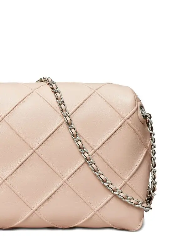 Tory Burch Fleming Leather Crossbody Bag - Pink
