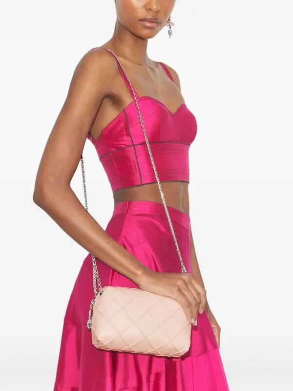 Tory Burch Fleming Leather Crossbody Bag - Pink