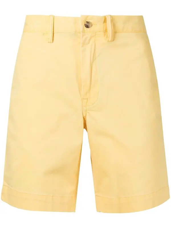 Polo Ralph Lauren Bermuda With Logo - Yellow