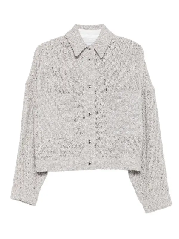 IRO PARIS Pabli Cotton Jacket - Grey
