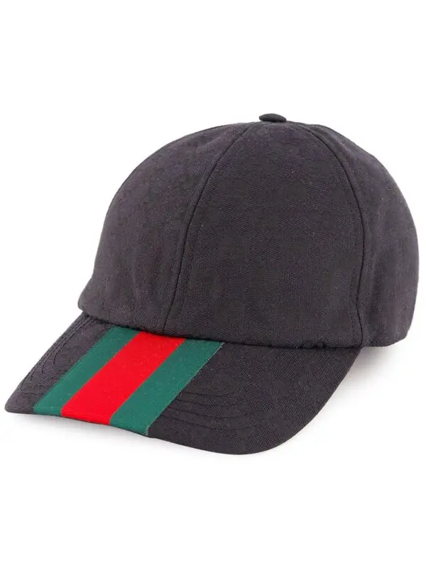 Gucci Gg Supreme Baseball Cap - Black