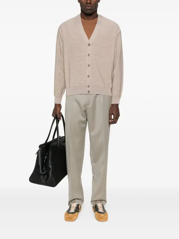 LEMAIRE Wool Blend Cardigan - Grey