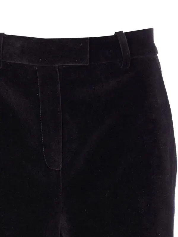 CIRCOLO 1901 Cotton Wide-leg Trousers - Black
