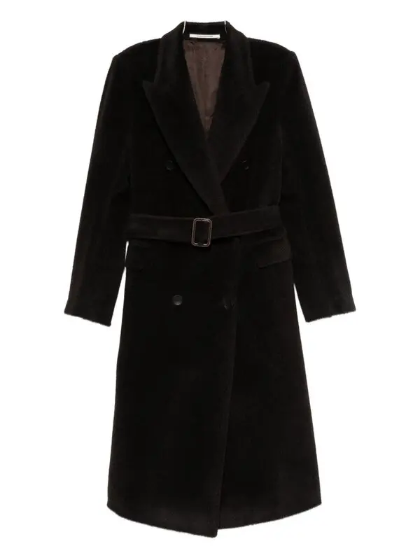Tagliatore Wool Double-breasted Coat - Brown
