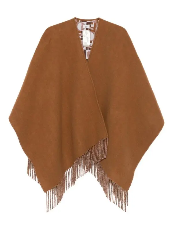 Fendi Wool Cape - Beige