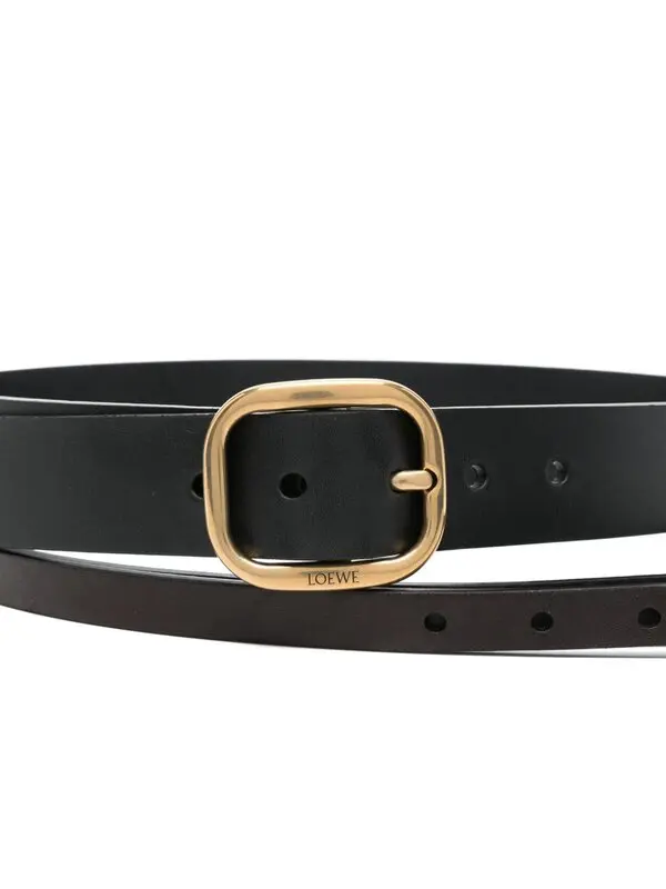 Loewe Leather Belt - Black