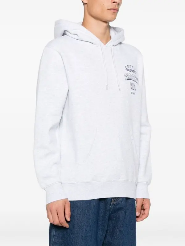 Carhartt Work In Progress Cotton Hoodie With Graphic Print - Grey