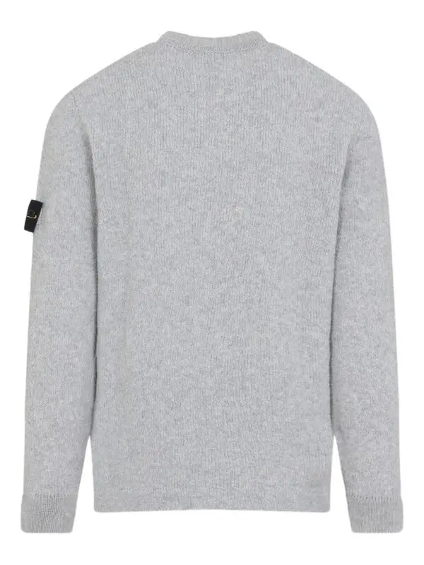 Stone Island Wool Blend Crewneck Sweater - Grey