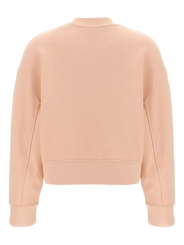 Moncler Logo Cotton Sweatshirt - Pink