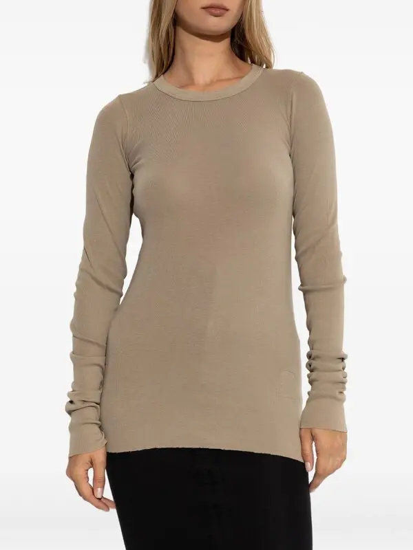 Rick Owens Cotton T-shirt - Beige